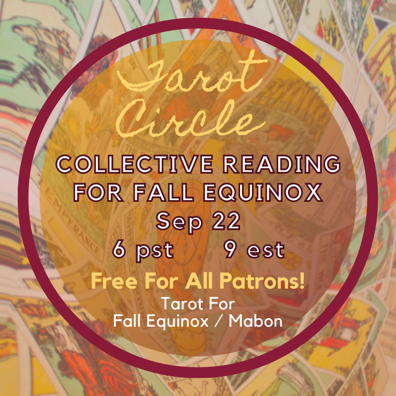 Sep Tarot Circle - Collective Reading for Fall ⋆ Meagan Angus
