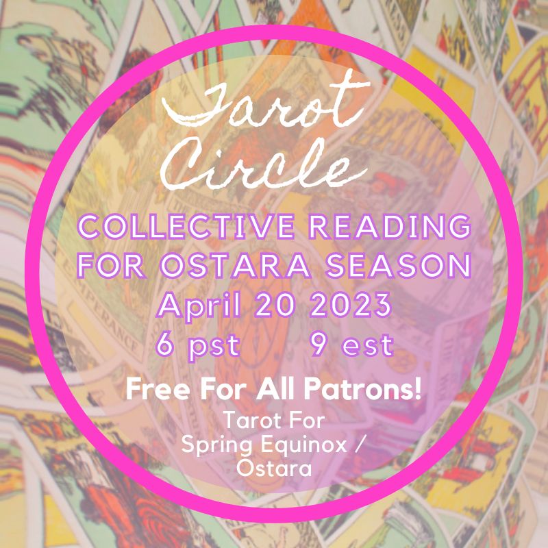 April 2023 Tarot Circle - Community Reading for Spring ⋆ Meagan Angus